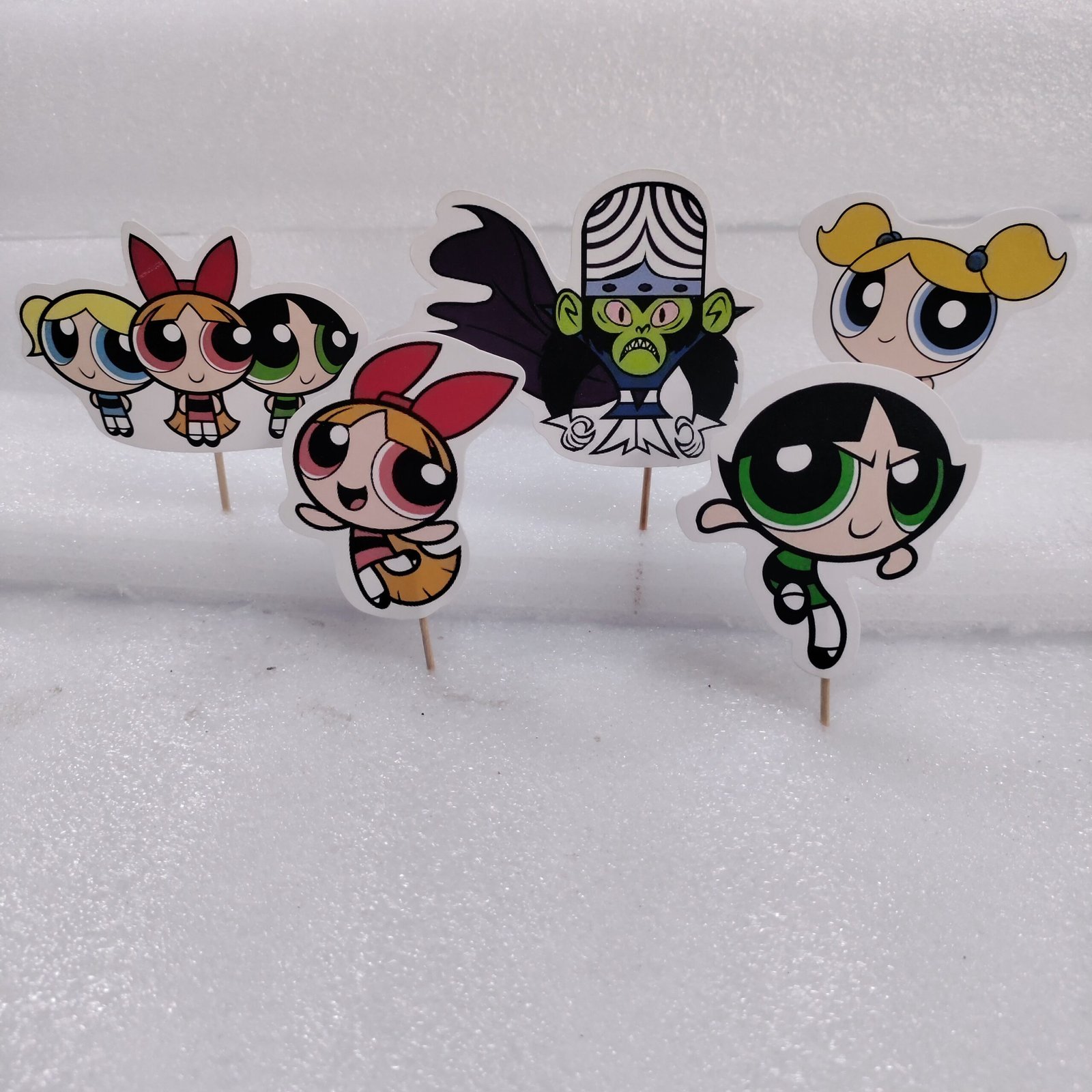aPower Puff Girl Theme Toppers Set – bakecave – bakecave.in